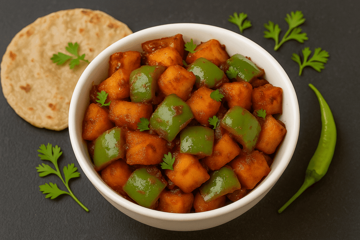 Aloo Shimla Mirch Recipe – 7 Simple Steps to Make This Delicious Veg ...